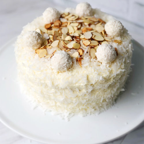 Coconut Cake Raffaello | Pastry Madness