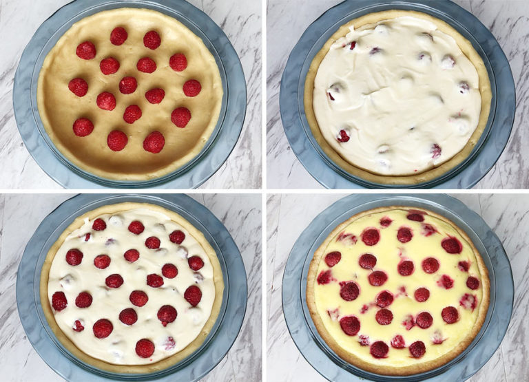 Sour Cream Raspberry Pie | Pastry Madness