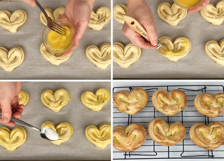 Heart Shaped Buns | Pastry Madness
