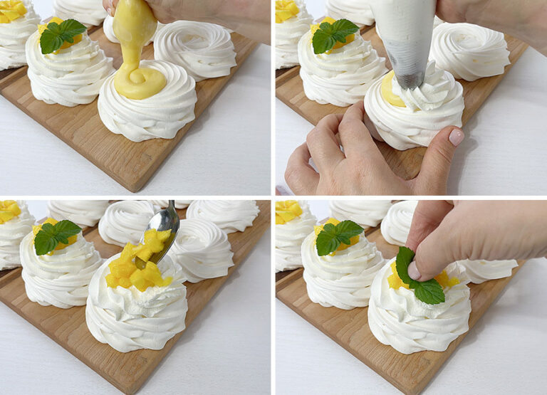 Mini Pavlova Recipe (VIDEO) | Pastry Madness