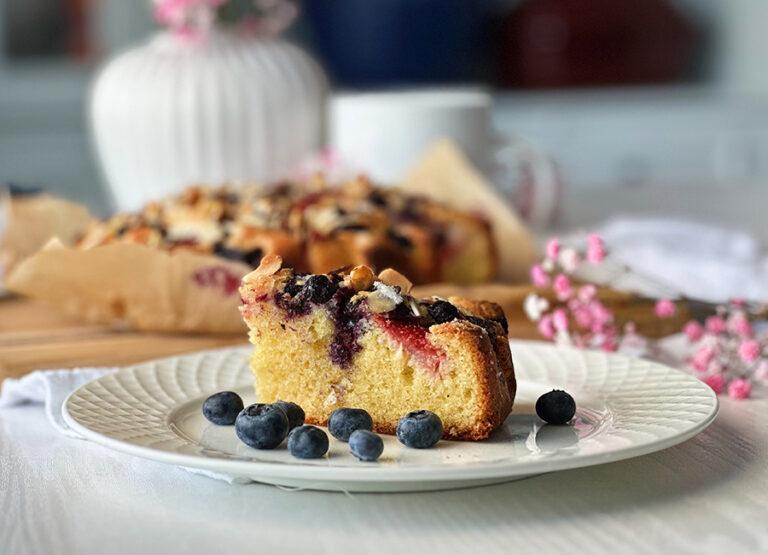 The Best Almond Cake with Berries | Pastry Madness